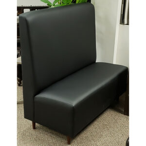 Green Velvet Restaurant Booth - Custom Made