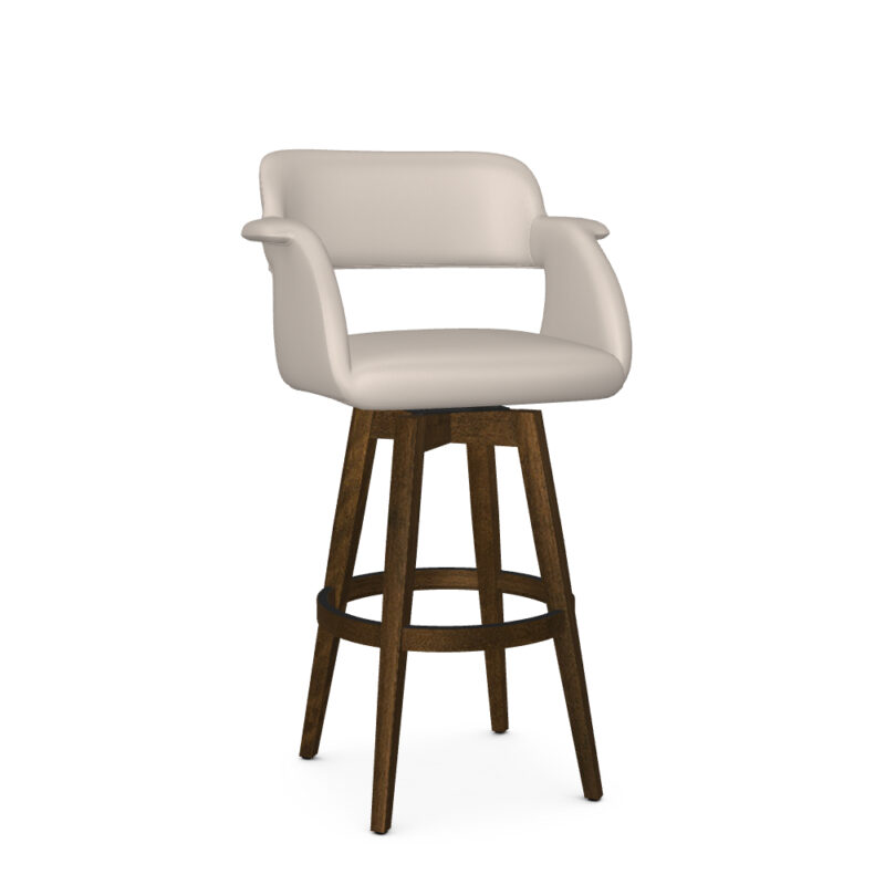 BarrelBarrel Back Restaurant Bar Stool with Many Color Options