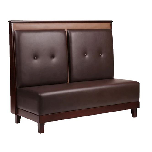 Brown Elegant Looking Restaurant Booth - Custom Made