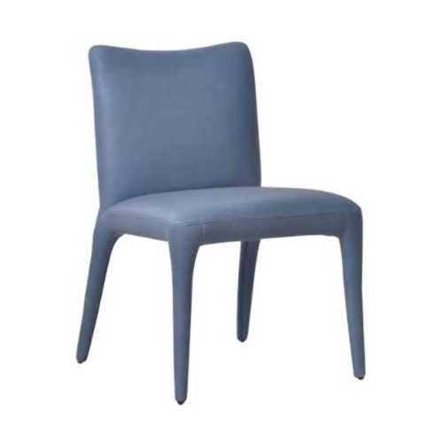 SL-025 Leather Dining Chair - Indigo
