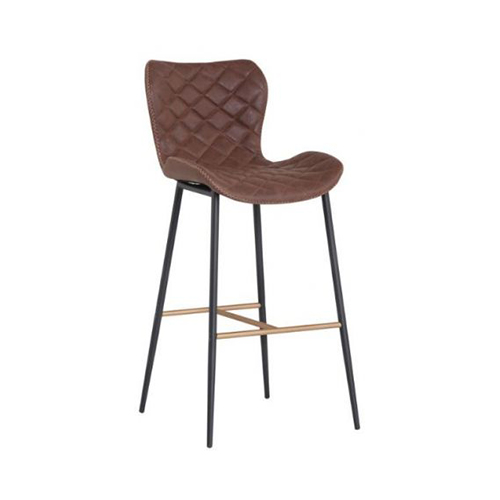 SR-10403 Leather Bar/Counter Stool - Brown
