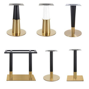 Table Bases in Gold Finish | ForRestaurants