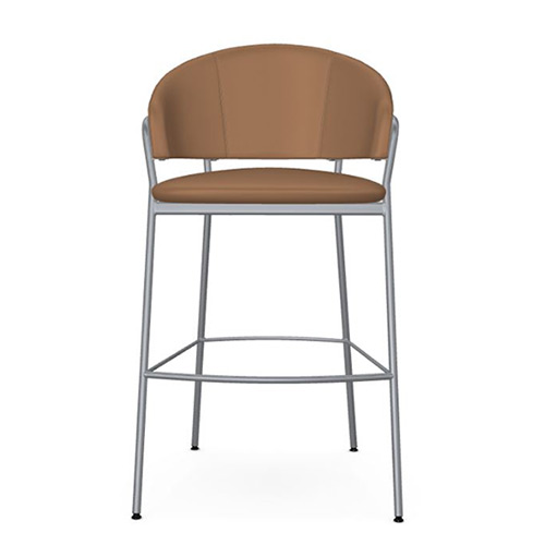 BarrelBarrel Back Restaurant Bar Stool with Many Color Options