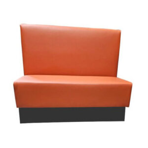 Custom Orange Booth For Restaurant